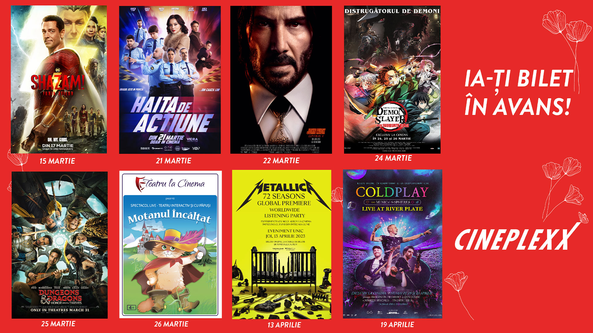 Cineplexx vinde în avans bilete la cele mai așteptate spectacole ale ...